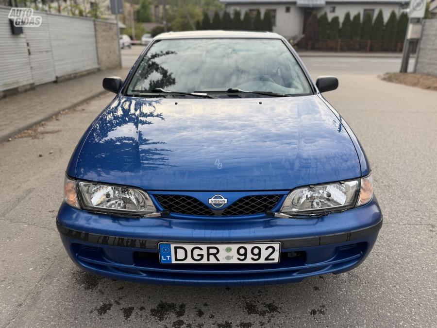 Blue Nissan Almera 1998 in Kaunas, with an engine capacity of 1.60 L and mileage of 187 thousand km for 950 €, photo 10 on AUTOMOTO.COM.LV