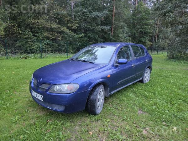 Nissan Almera 2003 in Riga on AUTOMOTO.COM.LV Blue Nissan Almera 2003 in Riga, with an engine capacity of 1.50 L and mileage of 189 thousand km for 1200 €, photo 1 on AUTOMOTO.COM.LV