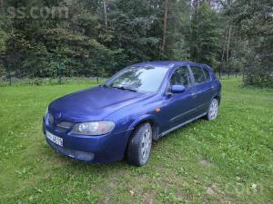 Zils Nissan Almera 2003 Rīga, ar dzinēja tilpumu 1.50 L un nobraukumu 189 tūkst. km par 1200 €, foto  vietnē AUTOMOTO.COM.LV