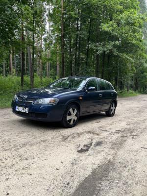Blue Nissan Almera 2005 in Riga, with an engine capacity of 1.50 L and mileage of 122 thousand km for 1950 €, photo  on AUTOMOTO.COM.LV