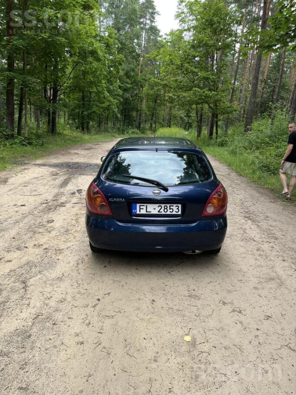 Синий Ниссан Альмера 2005 в Рига, объемом двигателя 1.50 л и пробегом 122 тыс. км за 1950 €, фото 6 на AUTOMOTO.COM.LV