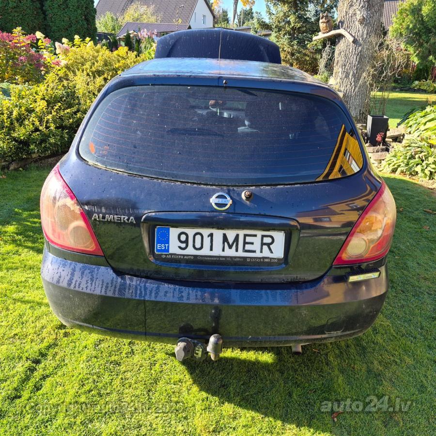 Blue Nissan Almera 2005 in Paide, with an engine capacity of 1.80 L and mileage of 360 thousand km for 1400 €, photo 6 on AUTOMOTO.COM.LV