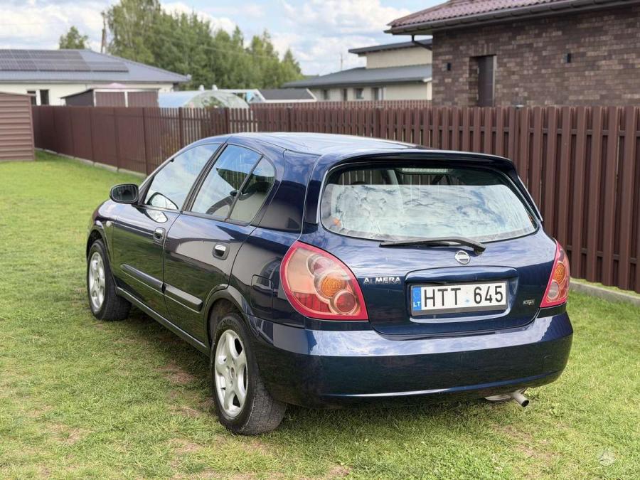 Blue Nissan Almera 2006 in Vilnius, with an engine capacity of 1.50 L and mileage of 298 thousand km for 950 €, photo 3 on AUTOMOTO.COM.LV
