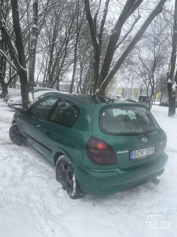 Green Nissan Almera 2000 in Kaunas, with an engine capacity of 1.80 L and mileage of 185 thousand km for 450 €, photo 7 on AUTOMOTO.COM.LV