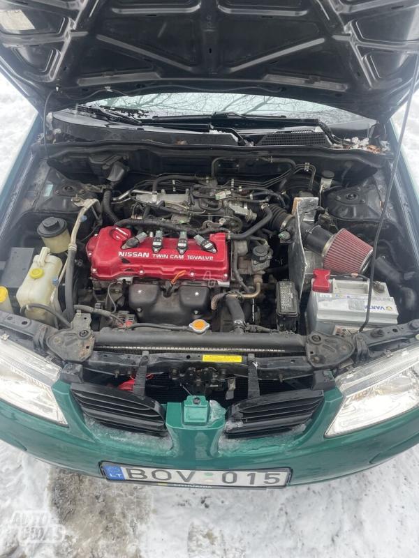 Green Nissan Almera 2000 in Kaunas, with an engine capacity of 1.80 L and mileage of 185 thousand km for 450 €, photo 9 on AUTOMOTO.COM.LV