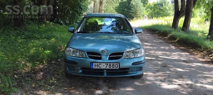 Зеленый Ниссан Альмера 2000 в Цесис, объемом двигателя 1.50 л и пробегом 154 тыс. км за 990 €, фото 1 на AUTOMOTO.COM.LV