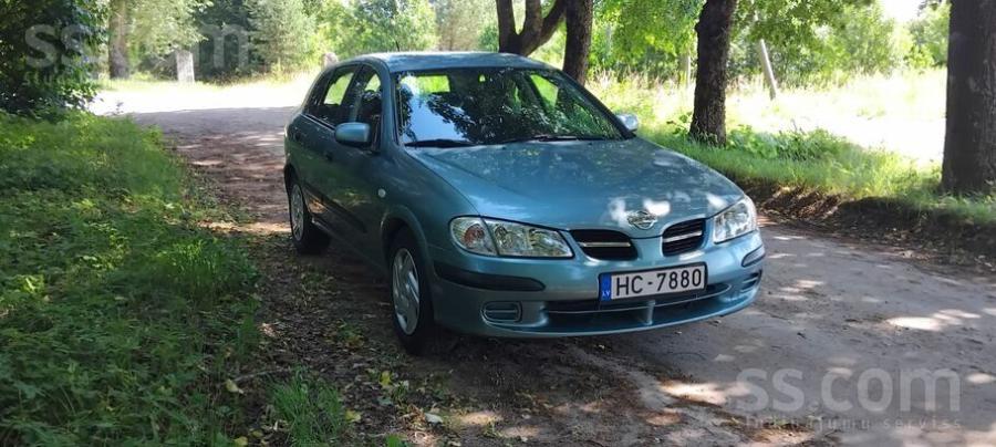 Зеленый Ниссан Альмера 2000 в Цесис, объемом двигателя 1.50 л и пробегом 154 тыс. км за 990 €, фото 3 на AUTOMOTO.COM.LV