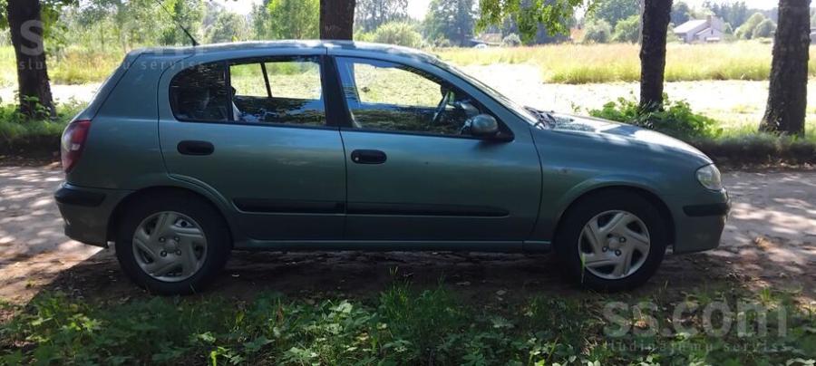 Зеленый Ниссан Альмера 2000 в Цесис, объемом двигателя 1.50 л и пробегом 154 тыс. км за 990 €, фото 5 на AUTOMOTO.COM.LV