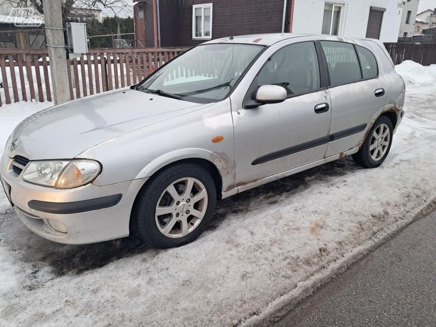Pelēks Nissan Almera 2002 Kauņa, ar dzinēja tilpumu 2.20 L un nobraukumu 366 tūkst. km par 400 €, foto 4 vietnē AUTOMOTO.COM.LV