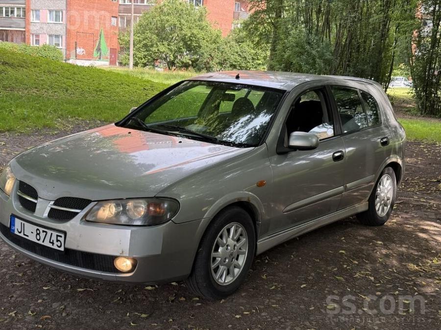 Grey Nissan Almera 2003 in Riga, with an engine capacity of 2.20 L and mileage of 0 thousand km for 750 €, photo 3 on AUTOMOTO.COM.LV