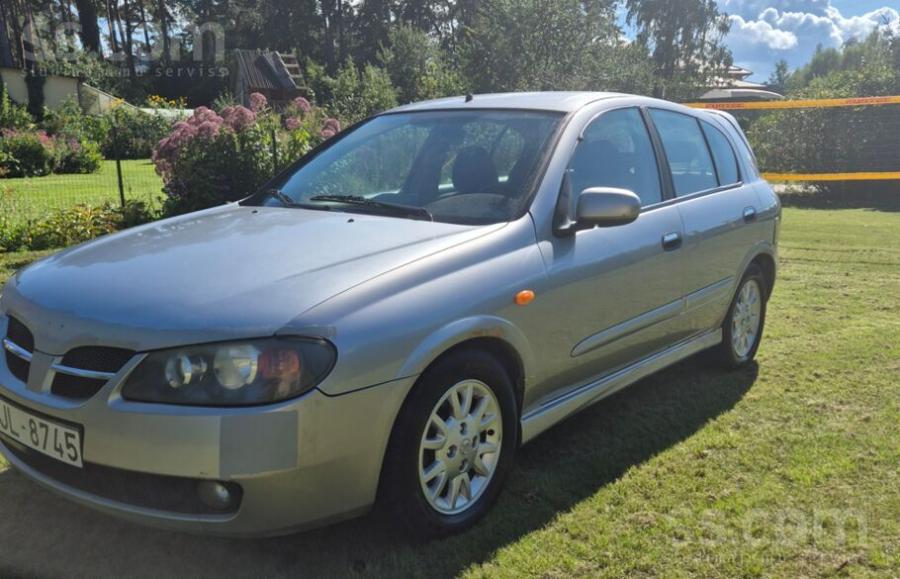Pelēks Nissan Almera 2003 Rīga, ar dzinēja tilpumu 2.20 L un nobraukumu 259 tūkst. km par 750 €, foto 1 vietnē AUTOMOTO.COM.LV