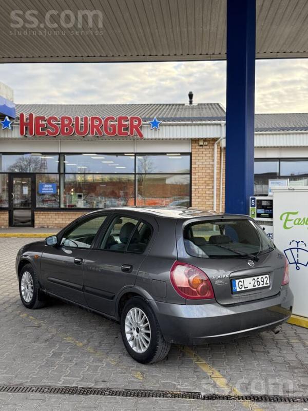 Grey Nissan Almera 2003 in Kuldiga, with an engine capacity of 2.20 L and mileage of 246 thousand km for 1600 €, photo 4 on AUTOMOTO.COM.LV