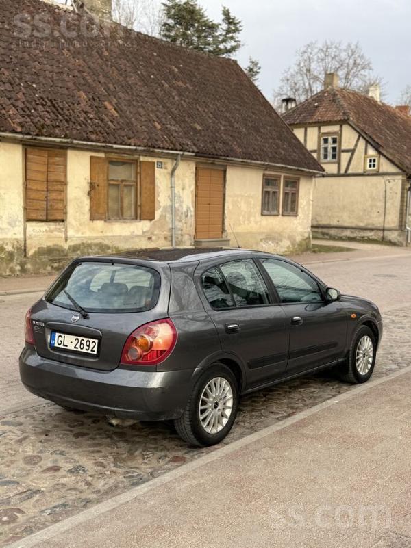 Grey Nissan Almera 2003 in Kuldiga, with an engine capacity of 2.20 L and mileage of 246 thousand km for 1600 €, photo 5 on AUTOMOTO.COM.LV