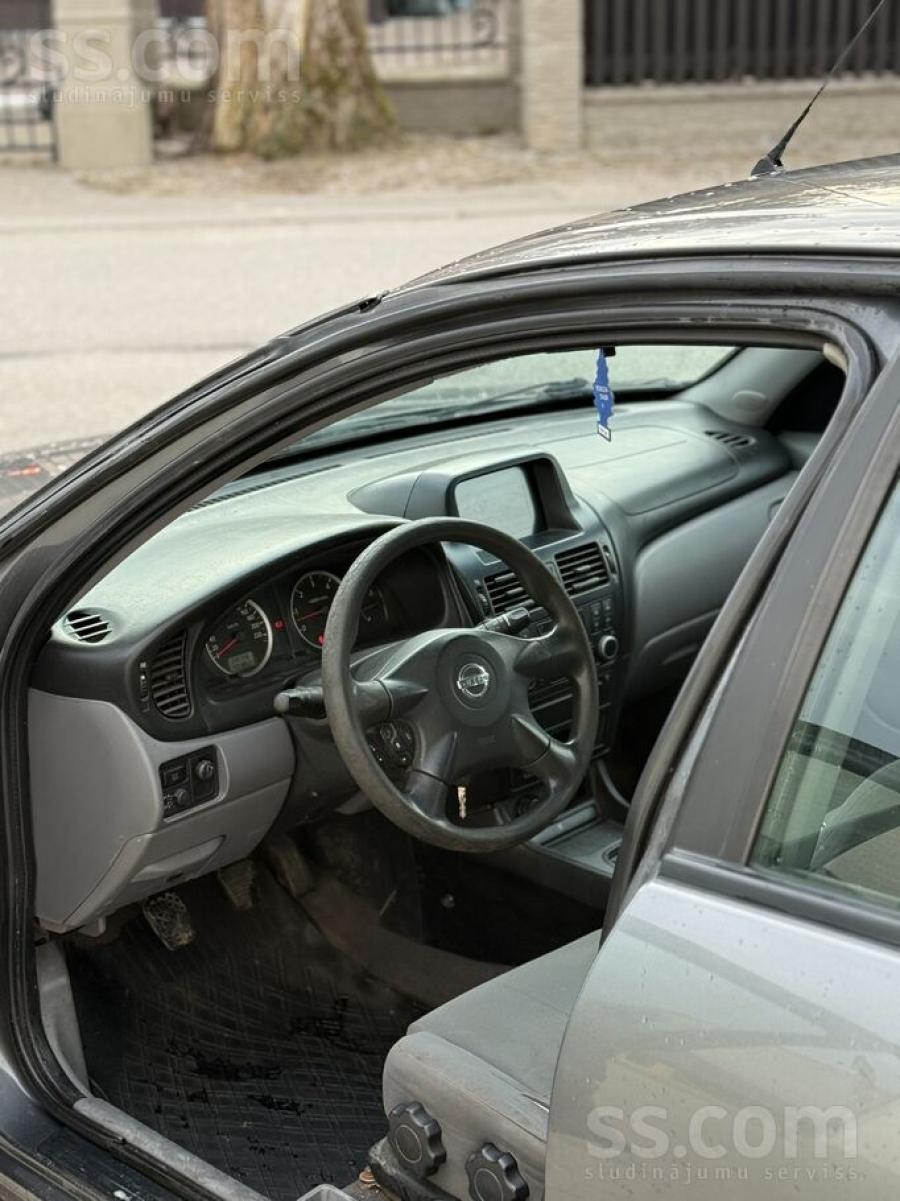 Pelēks Nissan Almera 2003 Kuldīga, ar dzinēja tilpumu 2.20 L un nobraukumu 246 tūkst. km par 1600 €, foto 11 vietnē AUTOMOTO.COM.LV