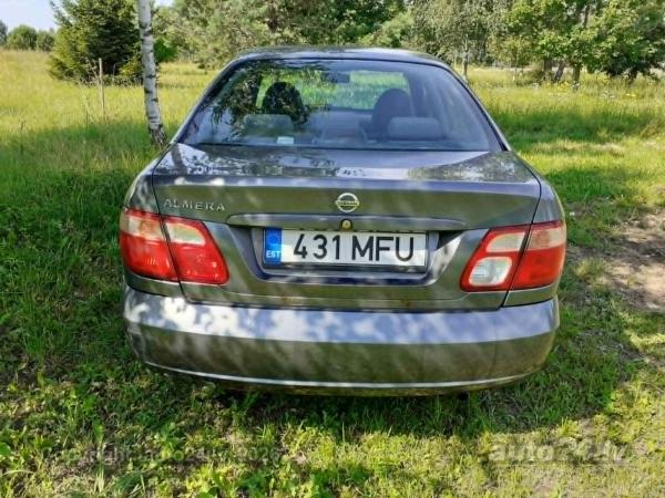 Grey Nissan Almera 2006 in Tallinn, with an engine capacity of 1.50 L and mileage of 286 thousand km for 800 €, photo 6 on AUTOMOTO.COM.LV