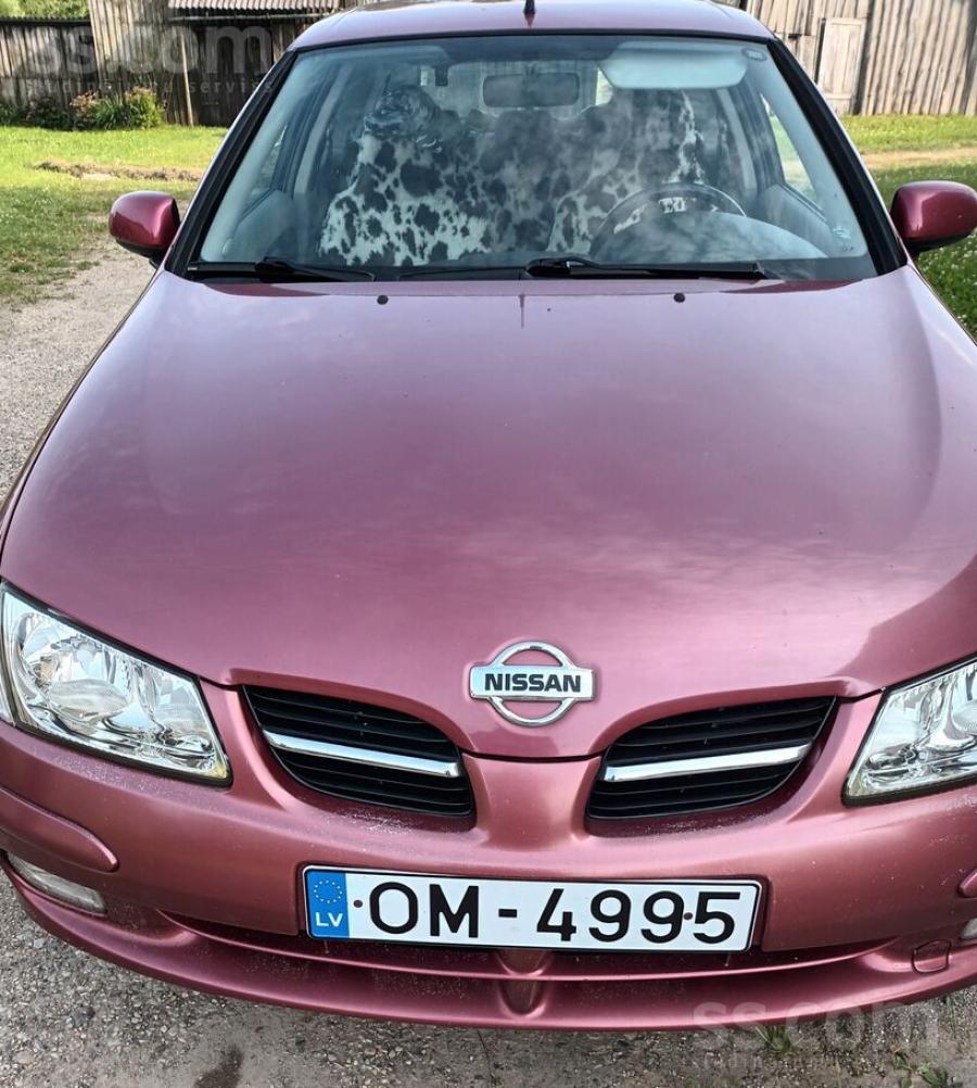 Red Nissan Almera 2003 in Kraslava, with an engine capacity of 1.50 L and mileage of 223 thousand km for 1450 €, photo 1 on AUTOMOTO.COM.LV