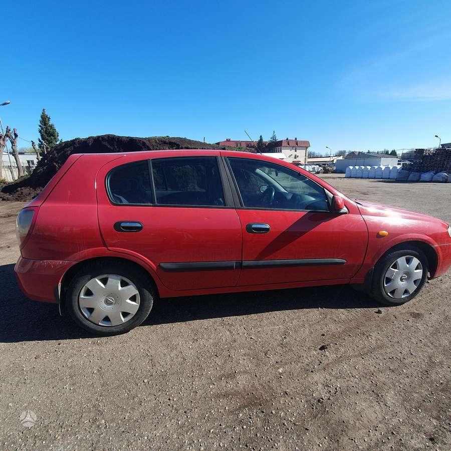 Sarkans Nissan Almera 2003 Klaipėda, ar dzinēja tilpumu 2.18 L un nobraukumu 336 tūkst. km par 650 €, foto 1 vietnē AUTOMOTO.COM.LV