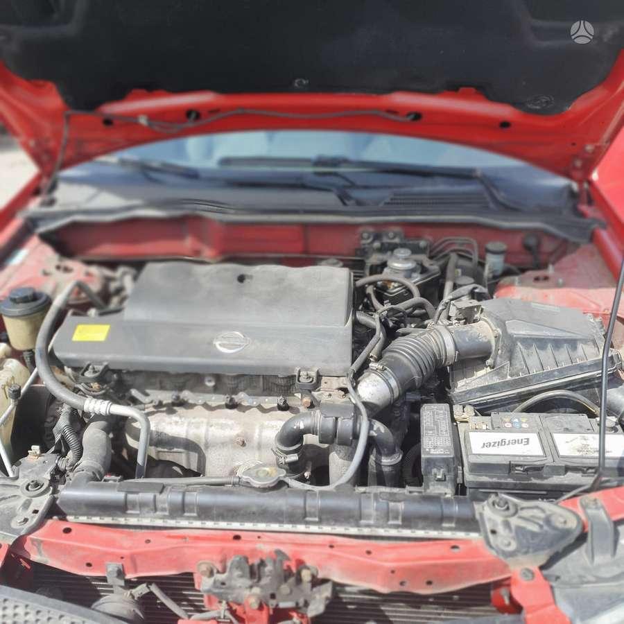 Sarkans Nissan Almera 2003 Klaipėda, ar dzinēja tilpumu 2.18 L un nobraukumu 336 tūkst. km par 650 €, foto 5 vietnē AUTOMOTO.COM.LV