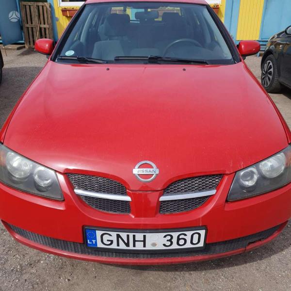Red Nissan Almera 2003 in Klaipeda, with an engine capacity of 2.18 L and mileage of 336 thousand km for 650 €, photo 5 on AUTOMOTO.COM.LV