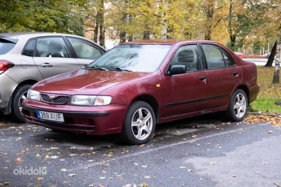 Красный Ниссан Альмера 1999 в Таллин, объемом двигателя 1.90 л и пробегом 186 тыс. км за 600 €, фото 1 на AUTOMOTO.COM.LV