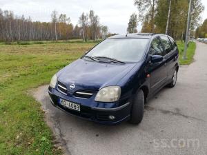 Blue Nissan Almera Tino 2005 in Riga, with an engine capacity of 1.80 L and mileage of 231 thousand km for 750 €, photo  on AUTOMOTO.COM.LV