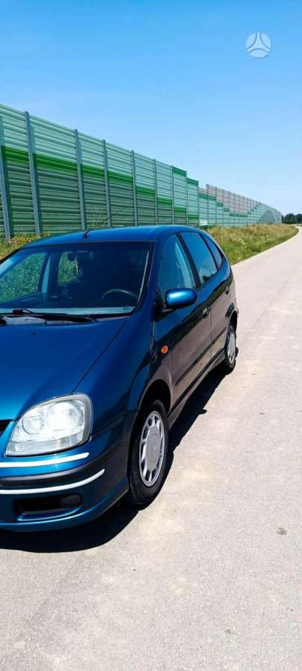 Blue Nissan Almera Tino 2004 in Kaunas, with an engine capacity of 1.77 L and mileage of 275 thousand km for 950 €, photo 6 on AUTOMOTO.COM.LV