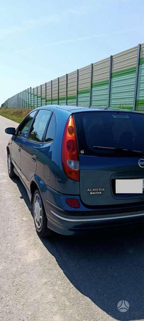 Blue Nissan Almera Tino 2004 in Kaunas, with an engine capacity of 1.77 L and mileage of 275 thousand km for 950 €, photo 7 on AUTOMOTO.COM.LV