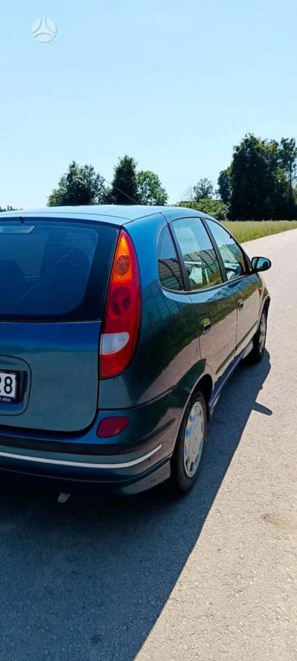 Blue Nissan Almera Tino 2004 in Kaunas, with an engine capacity of 1.77 L and mileage of 275 thousand km for 950 €, photo 8 on AUTOMOTO.COM.LV