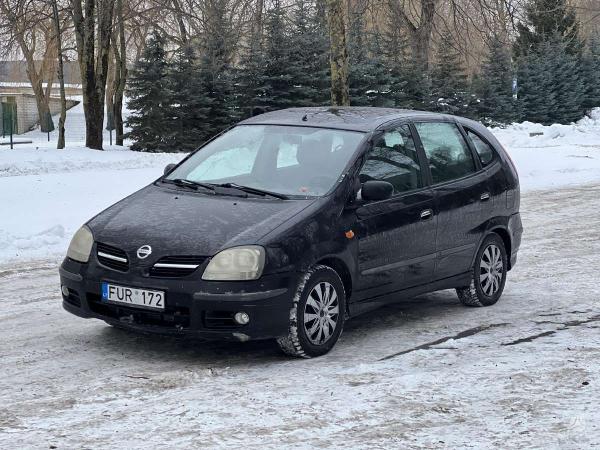 Blue Nissan Almera Tino 2005 in Klaipeda, with an engine capacity of 2.18 L and mileage of 241 thousand km for 550 €, photo 1 on AUTOMOTO.COM.LV