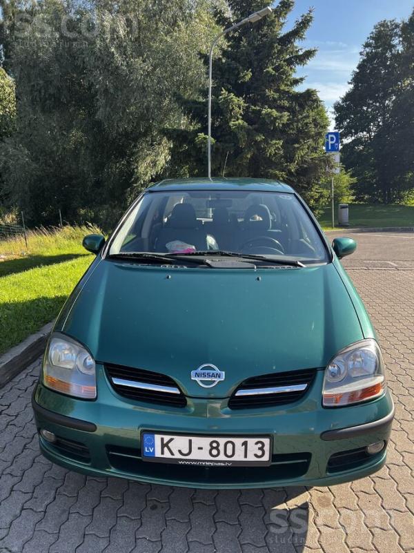 Zaļš Nissan Almera Tino 2001 Rīga, ar dzinēja tilpumu 2.00 L un nobraukumu 139 tūkst. km par 1400 €, foto 2 vietnē AUTOMOTO.COM.LV