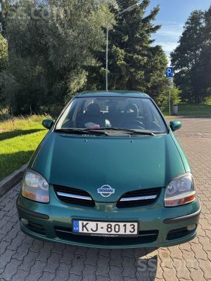 Green Nissan Almera Tino 2001 in Riga, with an engine capacity of 2.00 L and mileage of 139 thousand km for 1400 €, photo 3 on AUTOMOTO.COM.LV