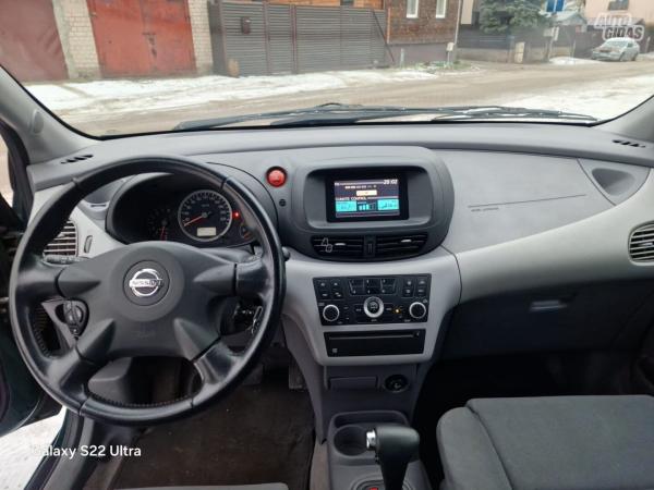 Zaļš Nissan Almera Tino 2005 Kauņa, ar dzinēja tilpumu 1.80 L un nobraukumu 201 tūkst. km par 399 €, foto 8 vietnē AUTOMOTO.COM.LV