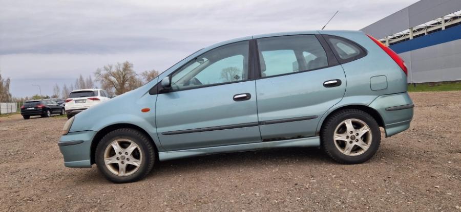 Zaļš Nissan Almera Tino 2000 Rīga, ar dzinēja tilpumu 2.20 L un nobraukumu 289 tūkst. km par 1100 €, foto 4 vietnē AUTOMOTO.COM.LV