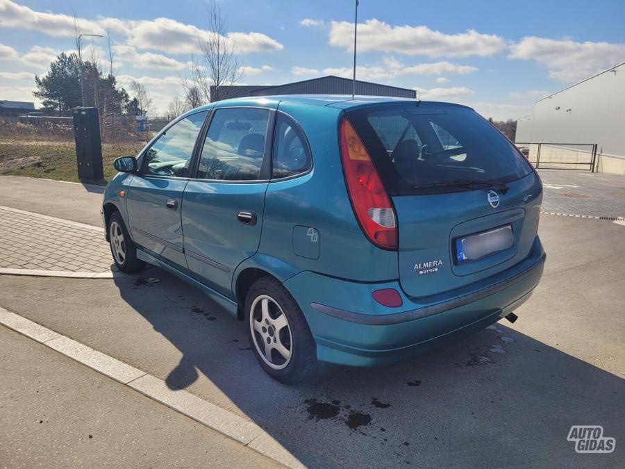 Zaļš Nissan Almera Tino 2003 Viļņa, ar dzinēja tilpumu 2.20 L un nobraukumu 205 tūkst. km par 680 €, foto 7 vietnē AUTOMOTO.COM.LV