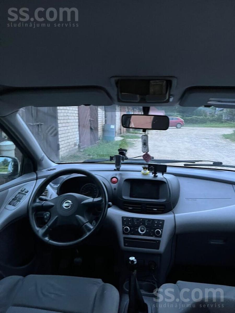 Pelēks Nissan Almera Tino 2004 Jēkabpils, ar dzinēja tilpumu 2.40 L un nobraukumu 250 tūkst. km par 500 €, foto 6 vietnē AUTOMOTO.COM.LV