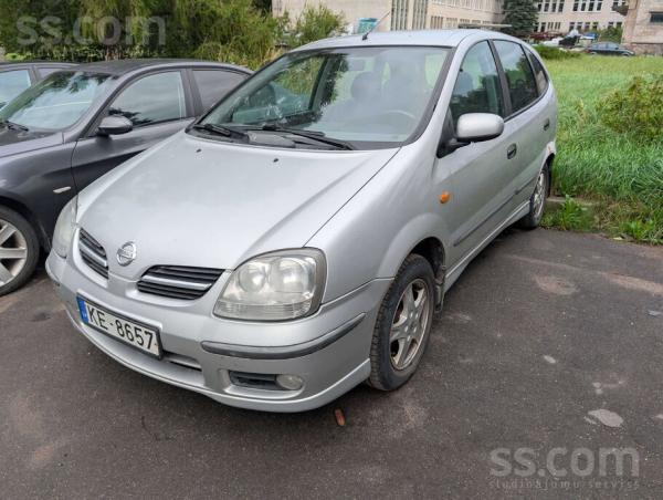 Grey Nissan Almera Tino 2005 in Riga, with an engine capacity of 2.20 L and mileage of 320 thousand km for 800 €, photo 1 on AUTOMOTO.COM.LV