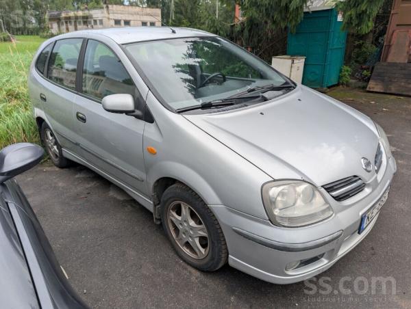 Grey Nissan Almera Tino 2005 in Riga, with an engine capacity of 2.20 L and mileage of 320 thousand km for 800 €, photo 3 on AUTOMOTO.COM.LV