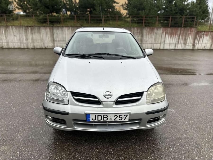 Grey Nissan Almera Tino 2006 in Anyksciai, with an engine capacity of 2.18 L and mileage of 211 thousand km for 350 €, photo 3 on AUTOMOTO.COM.LV