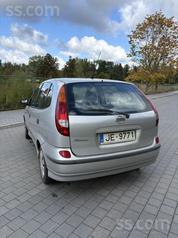 Grey Nissan Almera Tino 2001 in Jurmala, with an engine capacity of 2.20 L and mileage of 225 thousand km for 1350 €, photo 6 on AUTOMOTO.COM.LV