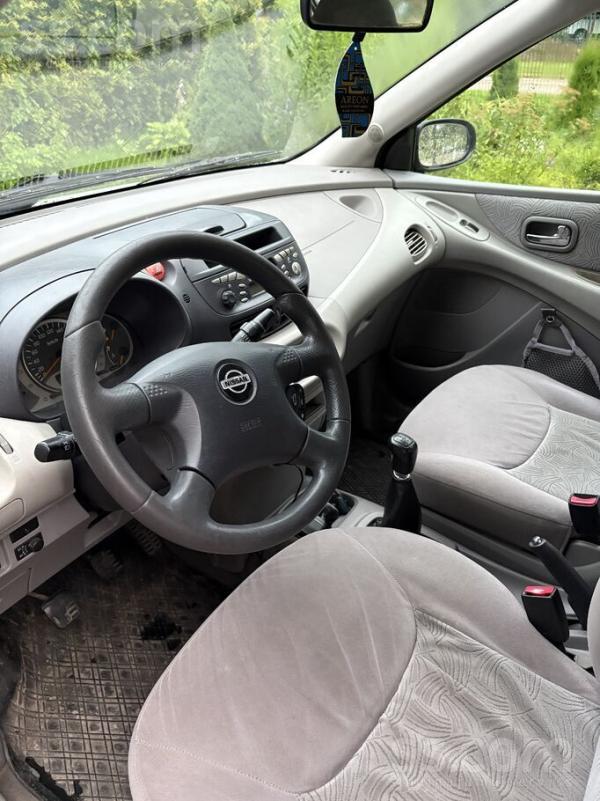 Grey Nissan Almera Tino 2001 in Jurmala, with an engine capacity of 2.20 L and mileage of 225 thousand km for 1350 €, photo 7 on AUTOMOTO.COM.LV