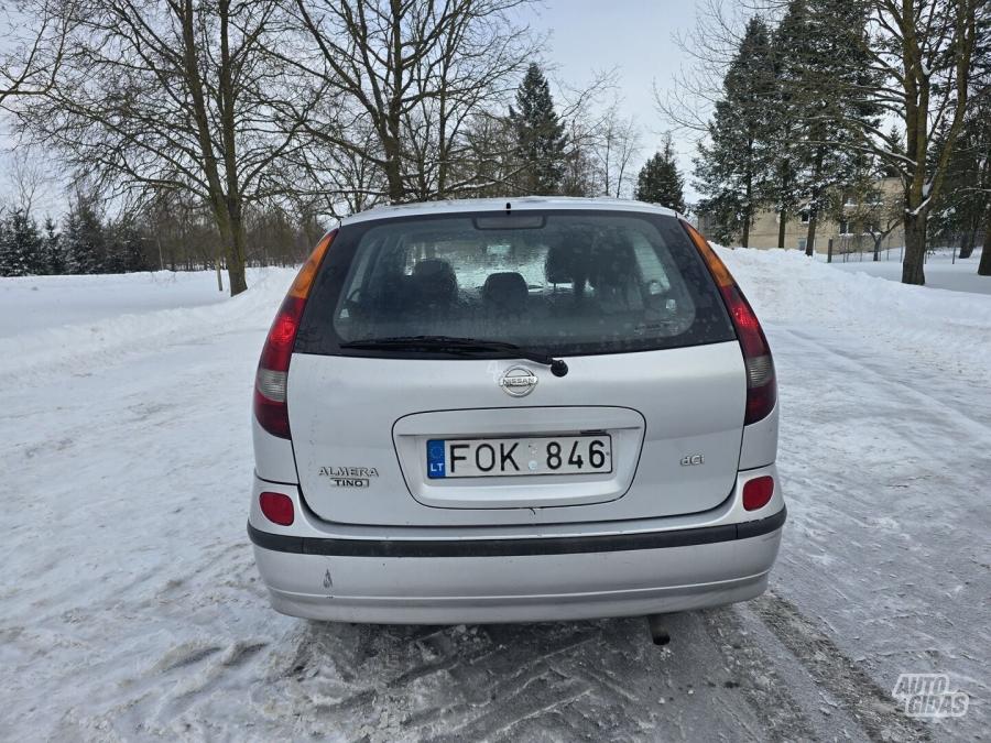Pelēks Nissan Almera Tino 2003 Radviliškis, ar dzinēja tilpumu 2.20 L un nobraukumu 276 tūkst. km par 995 €, foto 10 vietnē AUTOMOTO.COM.LV