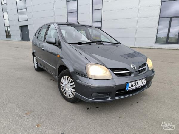 Pelēks Nissan Almera Tino 2003 Kauņa, ar dzinēja tilpumu 1.80 L un nobraukumu 245 tūkst. km par 550 €, foto 5 vietnē AUTOMOTO.COM.LV