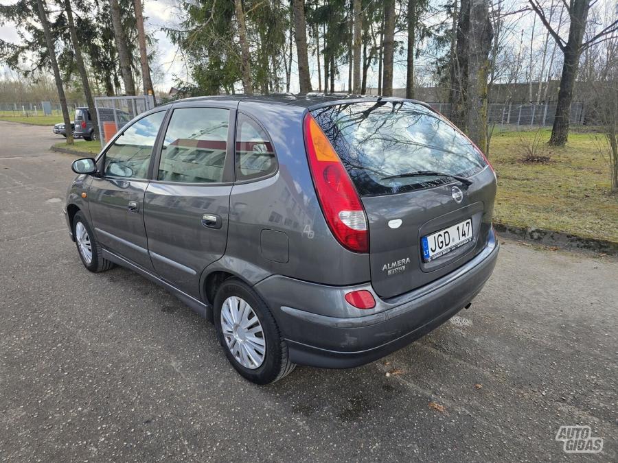 Grey Nissan Almera Tino 2003 in Radviliskis, with an engine capacity of 1.80 L and mileage of 246 thousand km for 1390 €, photo 5 on AUTOMOTO.COM.LV