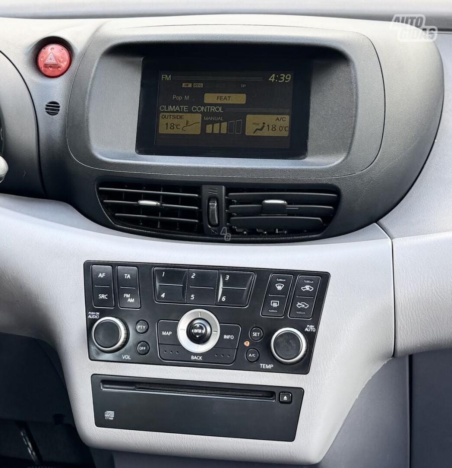 Grey Nissan Almera Tino 2004 in Radviliskis, with an engine capacity of 1.80 L and mileage of 154 thousand km for 995 €, photo 22 on AUTOMOTO.COM.LV