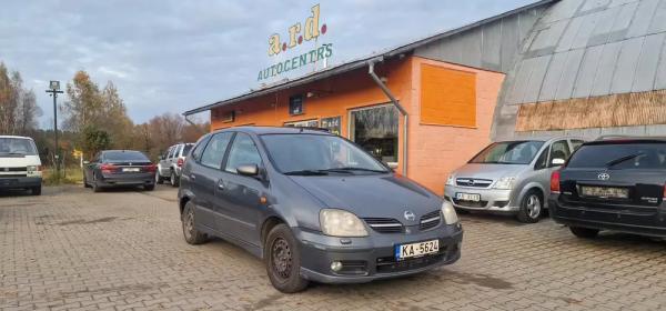 Grey Nissan Almera Tino 2004 in Valmiera, with an engine capacity of 2.20 L and mileage of 337 thousand km for 850 €, photo 1 on AUTOMOTO.COM.LV