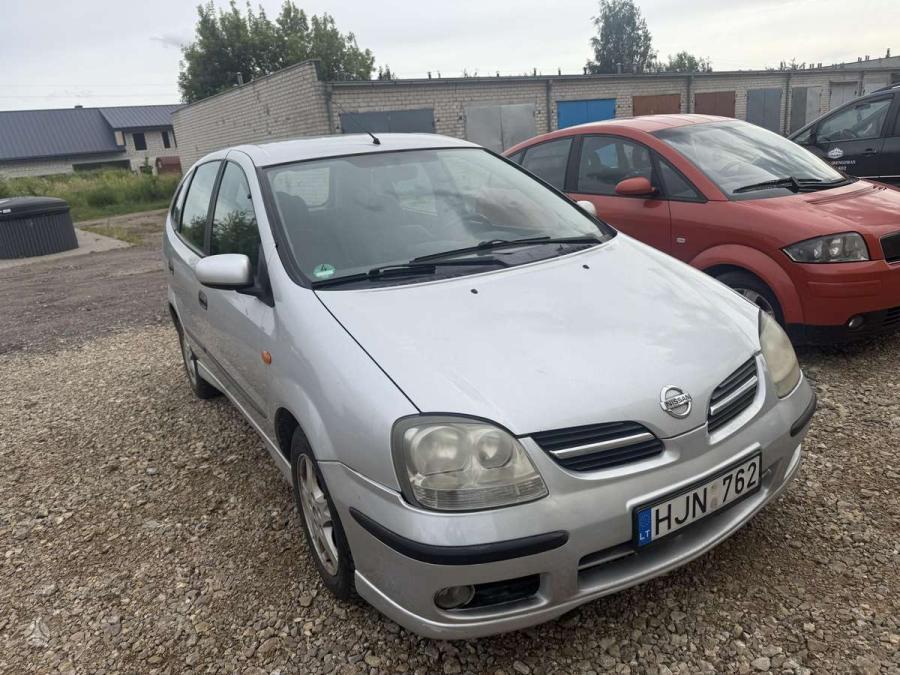 Grey Nissan Almera Tino 2005 in Vilnius, with an engine capacity of 1.77 L and mileage of 185 thousand km for 600 €, photo 3 on AUTOMOTO.COM.LV
