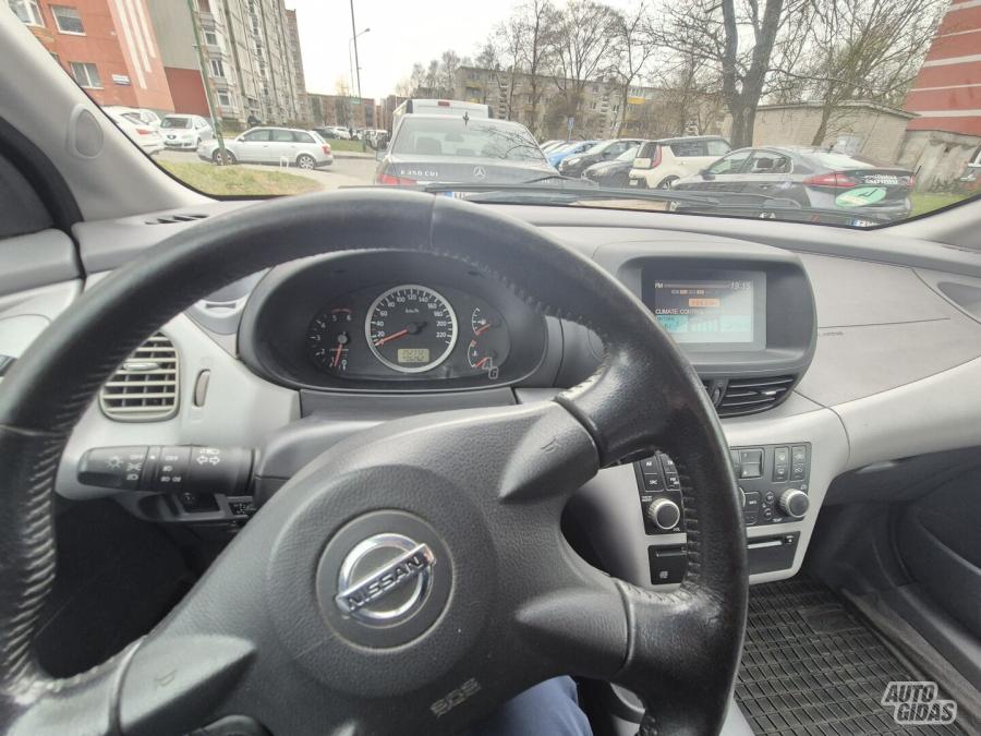 Grey Nissan Almera Tino 2005 in Klaipeda, with an engine capacity of 2.20 L and mileage of 253 thousand km for 650 €, photo 24 on AUTOMOTO.COM.LV