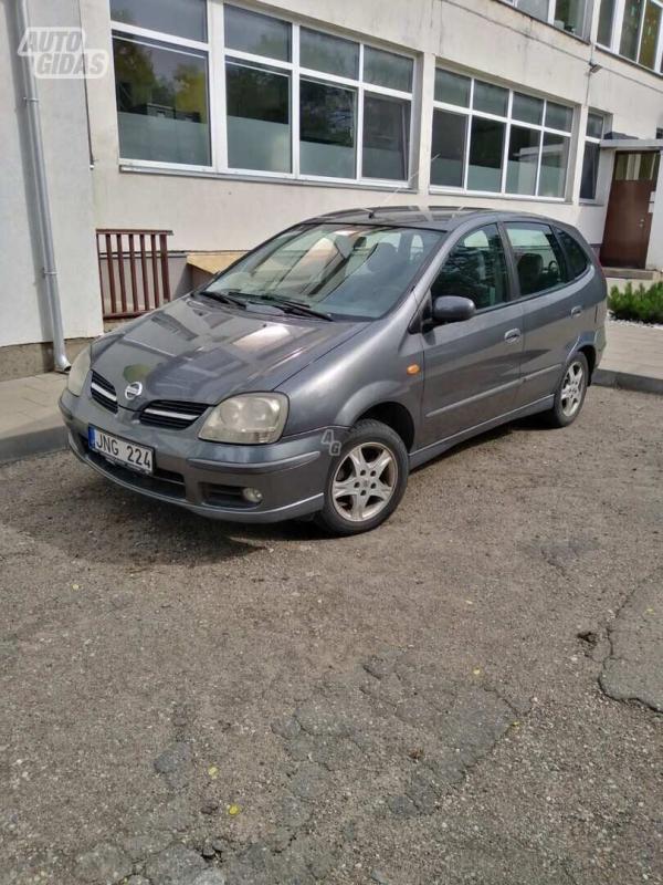 Grey Nissan Almera Tino 2005 in Vilnius, with an engine capacity of 1.80 L and mileage of 278 thousand km for 650 €, photo 1 on AUTOMOTO.COM.LV