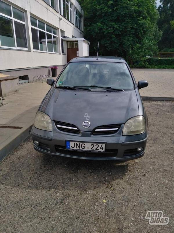 Grey Nissan Almera Tino 2005 in Vilnius, with an engine capacity of 1.80 L and mileage of 278 thousand km for 650 €, photo 2 on AUTOMOTO.COM.LV