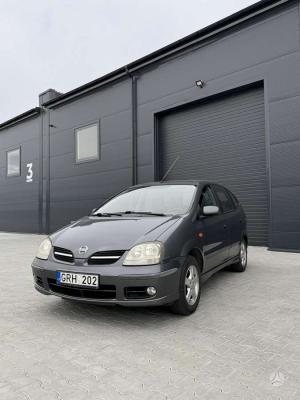 Pelēks Nissan Almera Tino 2005 Klaipėda, ar dzinēja tilpumu 1.77 L un nobraukumu 289 tūkst. km par 1500 €, foto  vietnē AUTOMOTO.COM.LV